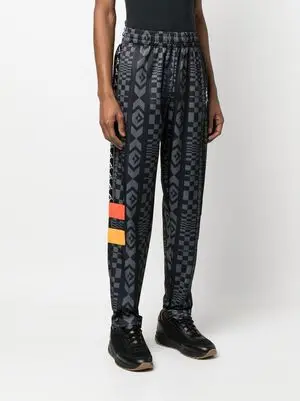 COUNTY OF MILAN Xkappa Logo-patch Track Pants - Black