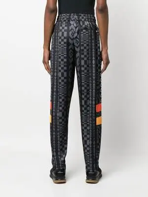 COUNTY OF MILAN Xkappa Logo-patch Track Pants - Black