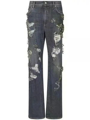 Dolce & Gabbana Whiskering Jeans For Women