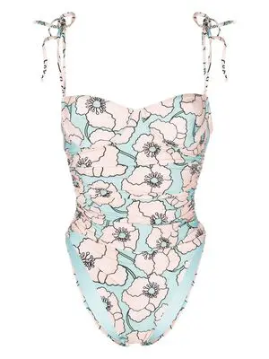 Agua Bendita Gathered Swimwear For Women
