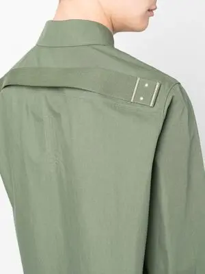 Rick Owens Button-front Long-sleeved Overshirt
