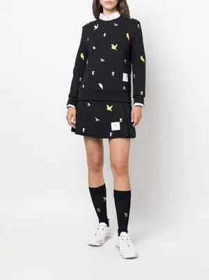 Thom Browne A-line Skirt - Blue