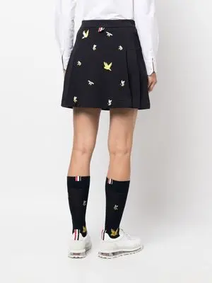 Thom Browne A-line Skirt - Blue