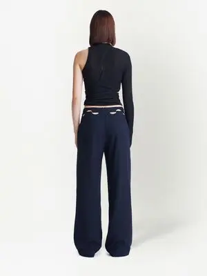 DION LEE Hinge-seam Straight Trousers
