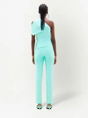 COURREGES Straight-leg Vinyl Trousers
