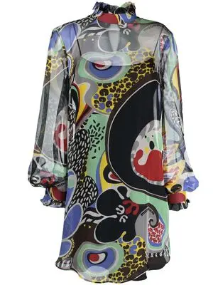 Moschino Floral-print Shift Dress
