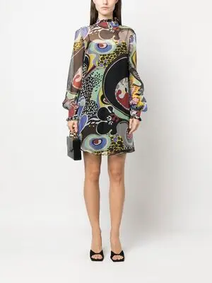 Moschino Floral-print Shift Dress