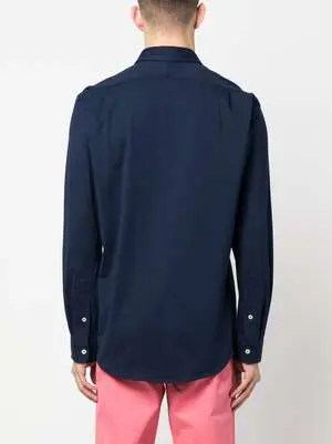 Polo Ralph Lauren Embroidered Polo-pony Shirt - Blue