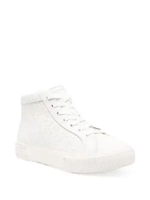 Tommy Hilfiger Embossed Monogram High-top Sneakers