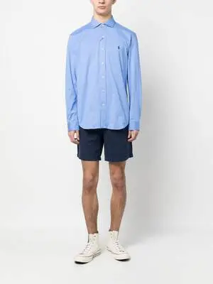 Polo Ralph Lauren Embroidered Polo-pony Shirt - Blue