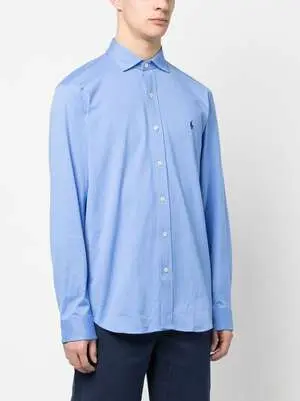 Polo Ralph Lauren Embroidered Polo-pony Shirt - Blue