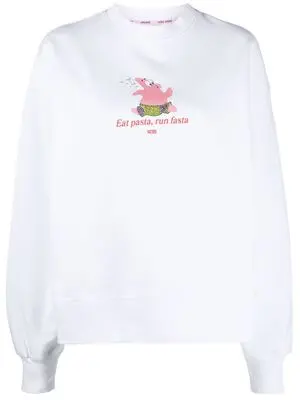 Gcds Graphic-print Cotton Sweatshirt
