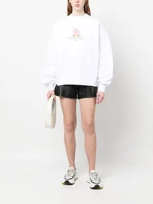 Gcds Graphic-print Cotton Sweatshirt