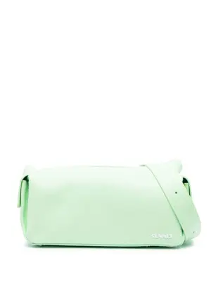 Sunnei Labauletto Leather Shoulder Bag - Green
