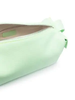 Sunnei Labauletto Leather Shoulder Bag - Green