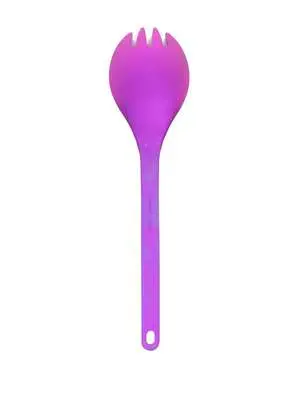 SNOW PEAK Engraved-logo Titanium Spork - Purple