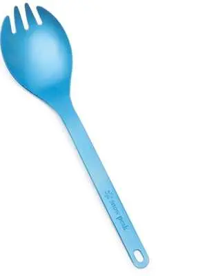 SNOW PEAK Engraved-logo Titanium Spork - Blue