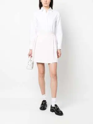 Thom Browne 4-bar Pleated Miniskirt