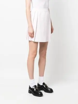 Thom Browne 4-bar Pleated Miniskirt