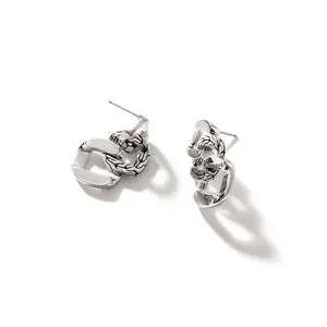 John Hardy Curb Drop Earrings