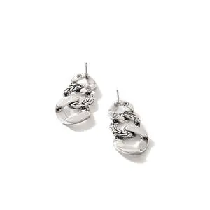 John Hardy Curb Drop Earrings