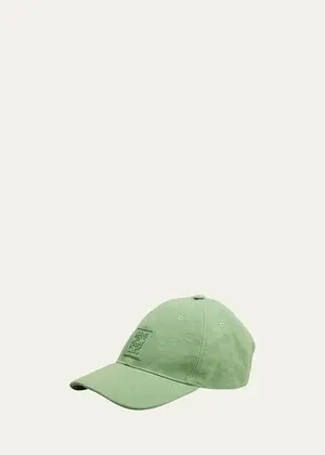 Loewe Loewe Tonal Anagram Logo Baseball Cap Bright Apple