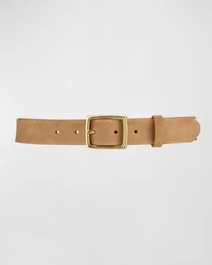 Rag & Bone Rag & Bone Suede Boyfriend Belt Camel