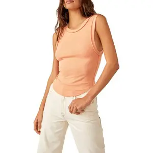 Free People Kate Rib Stretch Cotton Tank