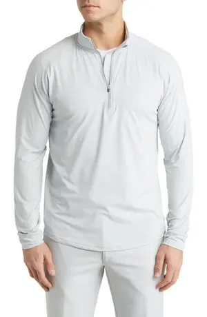 SWANNIES Hayes Half Zip Pullover - Cloud Heather