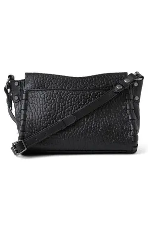 AIMEE Zen Convertible Crossbody - Black Bubble Grain