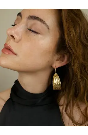 PETIT MOMENTS Terrain Hoop Earrings