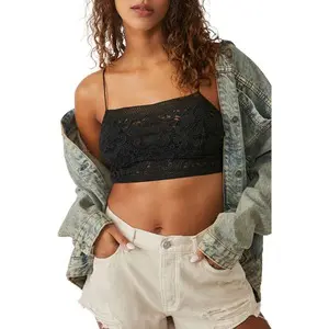 Free People Intimately Fp Lace Bralette Black