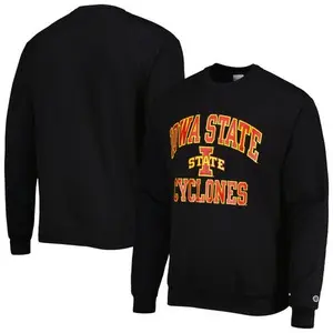 Champion Iowa State Cyclones High Motor Pullover Sweatshirt - Black