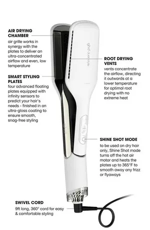 GHD Duet Style 2-in-1 Hot Air Styler - White