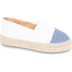 PATRICIA GREEN Maui Espadrille - White/denim