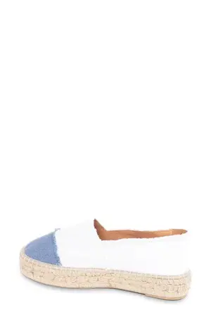 PATRICIA GREEN Maui Espadrille - White/denim