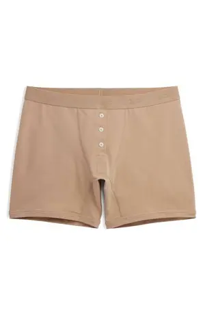 TOMBOYX 6-inch Stretch Cotton Boxer Briefs - Chai