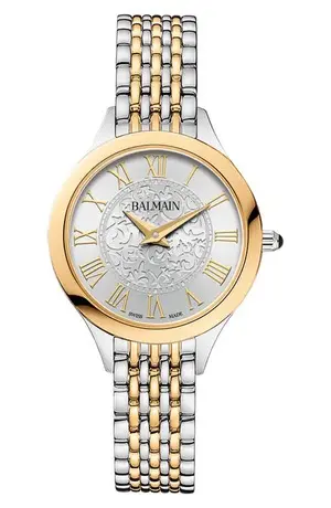 BALMAIN WATCHES Balmain Two-tone Bracelet Strap Watch - Stainless Steel/yellow/ Pvd Coating