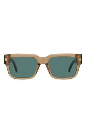 Givenchy Gv Day Square Sunglasses - Shiny Light Brown / Green