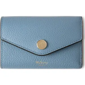 Mulberry Folded Multi-card Wallet Brighton Blue