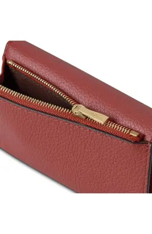 Mulberry Folded Multi-card Wallet - Rust