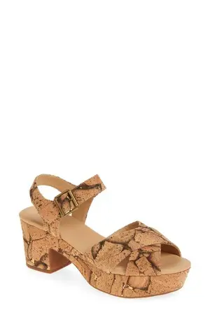 Women's Cork Platform Sandals