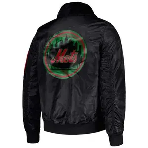 STARTER X Ty Mopkins New York Mets Satin Full-zip Jacket