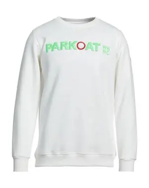 PARKOAT Sweatshirt With Embroidered Logo - White