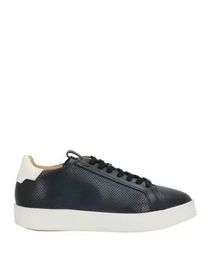 Santoni Sneakers Size Soft Leather - Blue