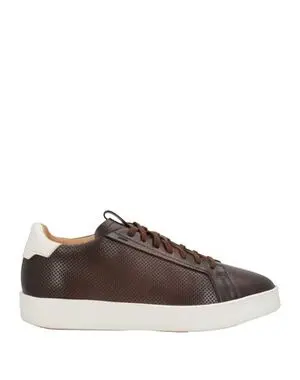 Santoni Sneakers Size Soft Leather - Brown