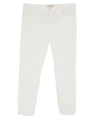 KAOS JEANS Straight Leg Trousers - White