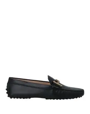 TOD'S Loafers In Soft Leather With Metal Applications