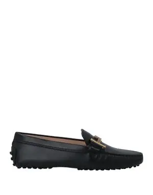 TOD'S Loafers In Soft Leather With Metal Applications
