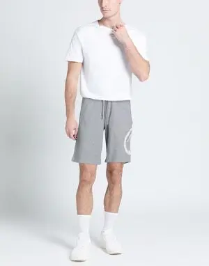 BIKKEMBERGS French Terry Bermuda Shorts - Light Grey